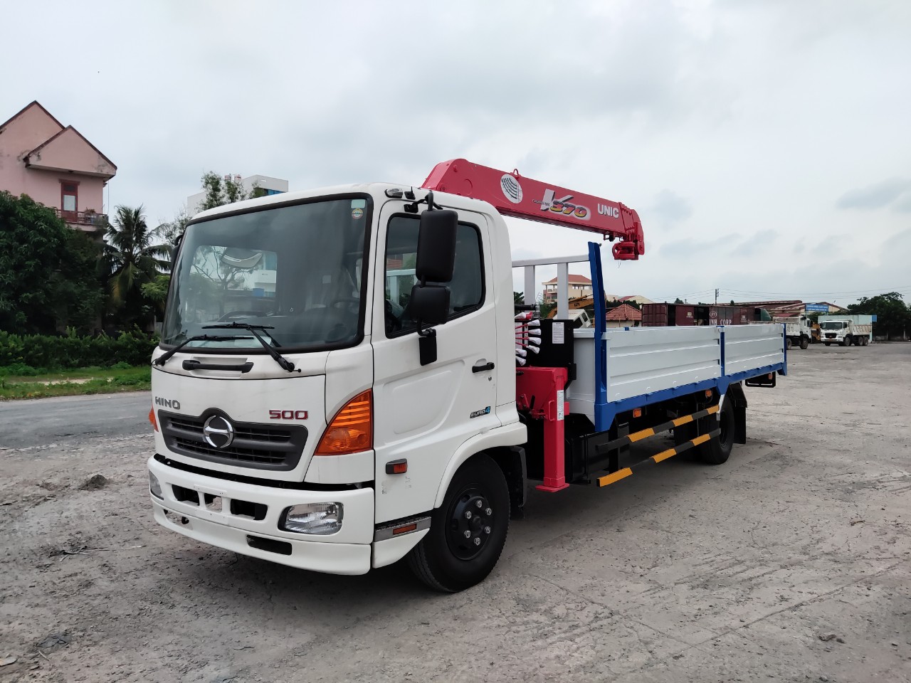 XE TẢI GẮN CẨU - HINO 6T4 FC9JLTC GẮN CẨU UNIC 370 - 5 KHÚC